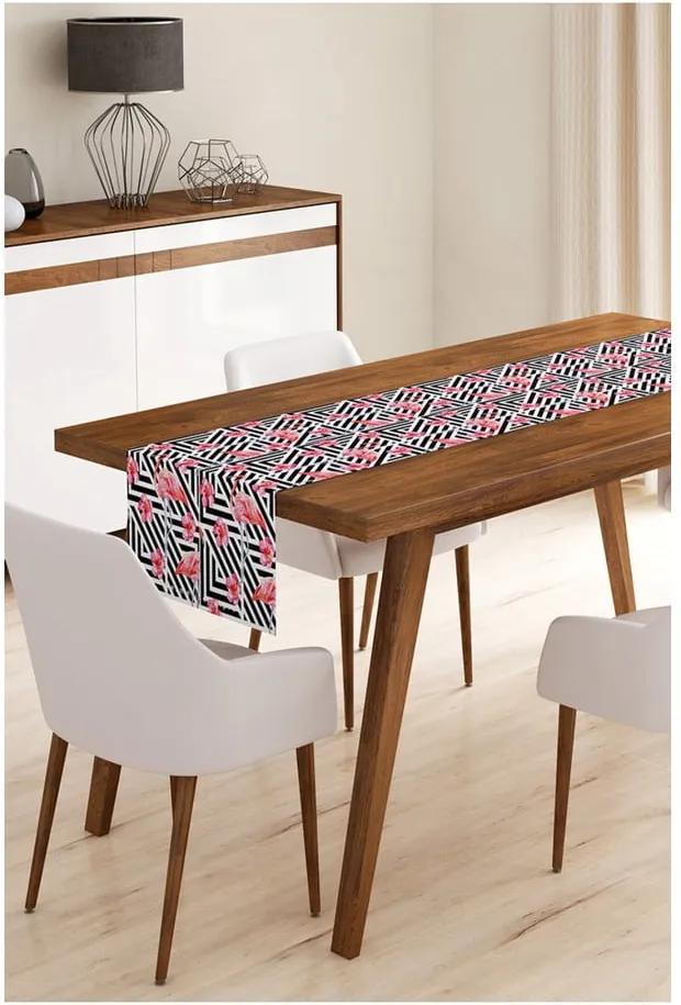 Běhoun na stůl z mikrovlákna Minimalist Cushion Covers Flamengo, 45 x 145 cm