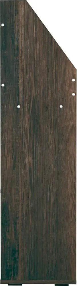 Dětský regál na časopisy kouřový dub 71 x 30 x 114 cm kompozit 339534