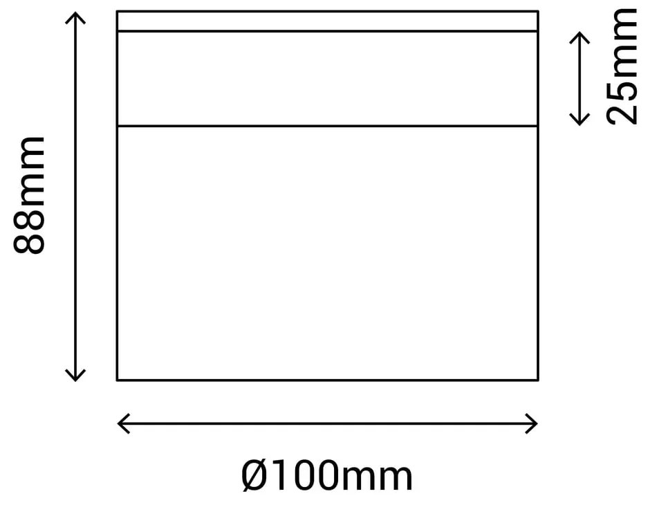 Hnědé stropní svítidlo SULION Congo, ø 10 cm