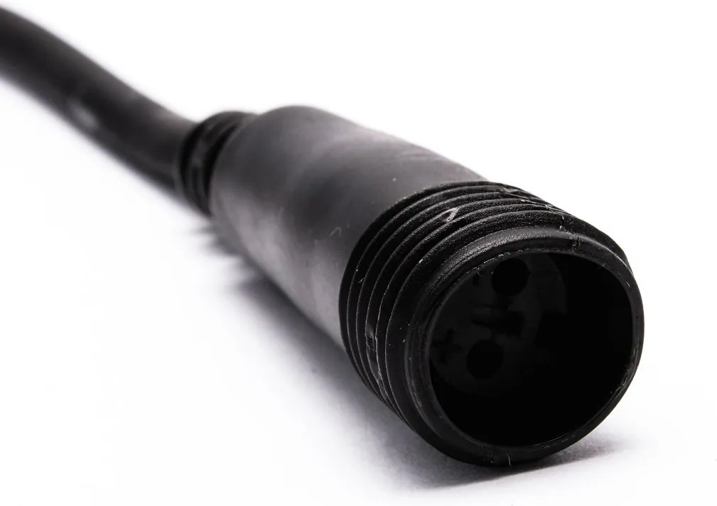 Easy Fix LED světelný řetěz, 20 m, venkovní, modrá, 120 diod, černý kabel, IP67
