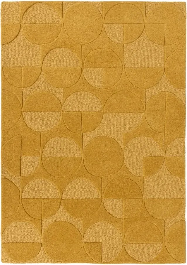 Kusový koberec Moderno Gigi Ochre, 160x230, žltá, chodba / predsieň, Flair Rugs