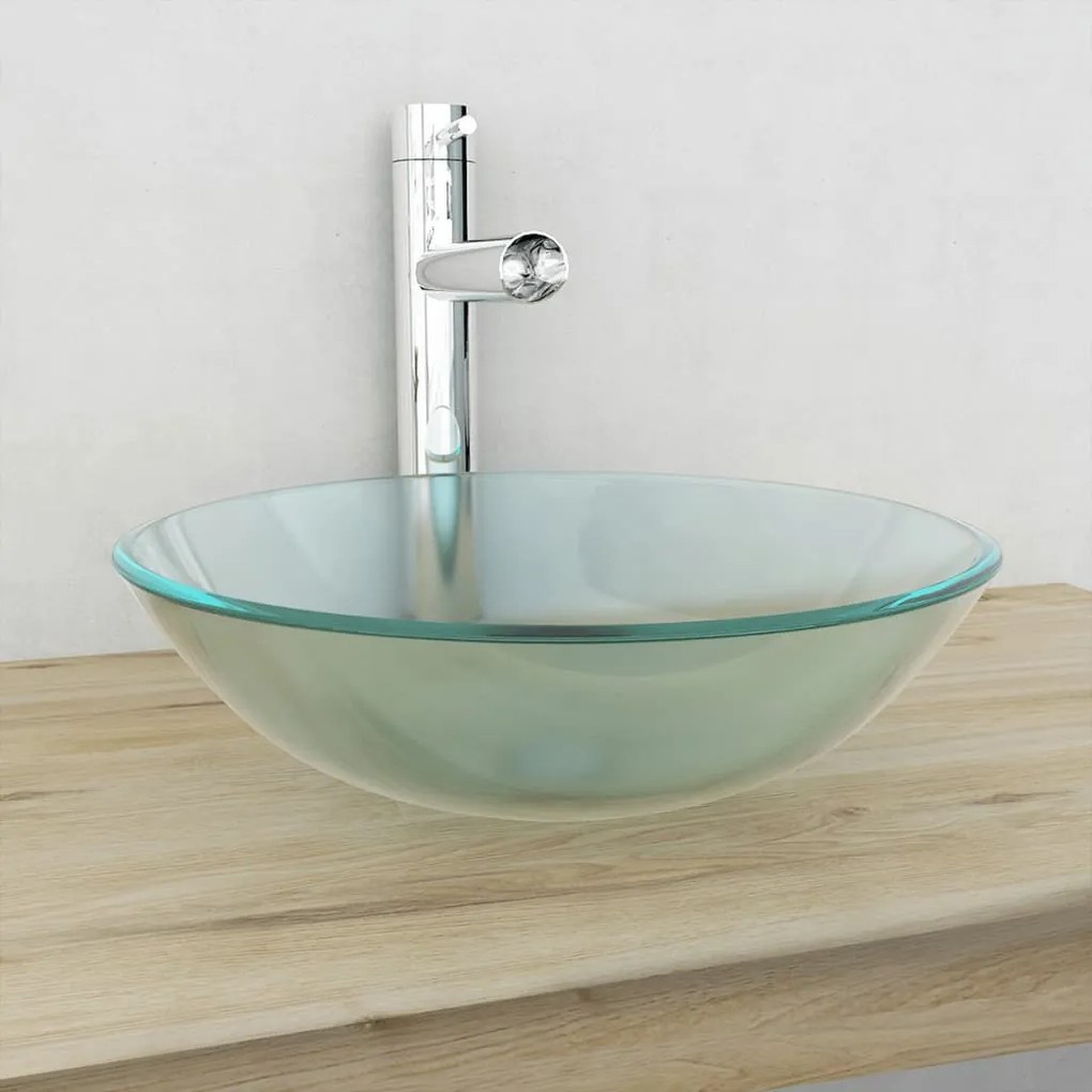 Umyvadlo z tvrzeného skla 42 cm matné 142230