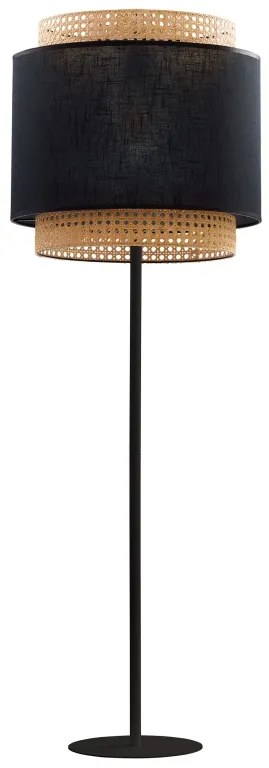 TK LIGHTING Sada osvětlení - BOHO, sestava č. 3, černá/slámová