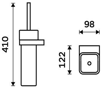 Nimco Toaletní WC kartáč NK 30094K-26