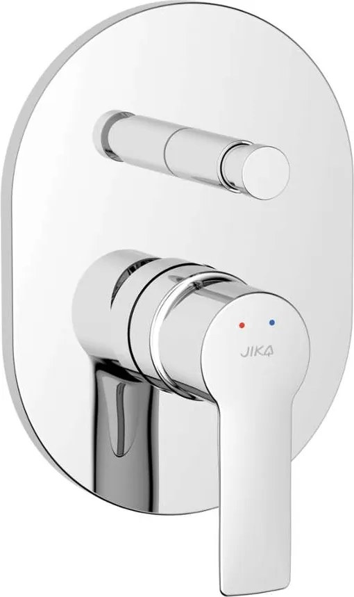 Jika Ponta Style - Baterie pod omítku, s tělesem, chrom H3212H60040001