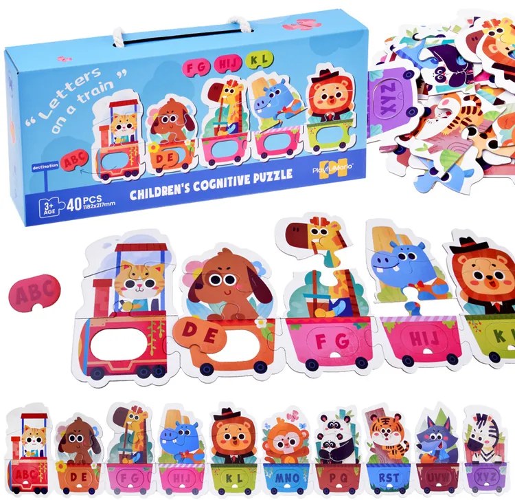 JOKO Puzzle edukativní – Abecední vláček se zvířátky