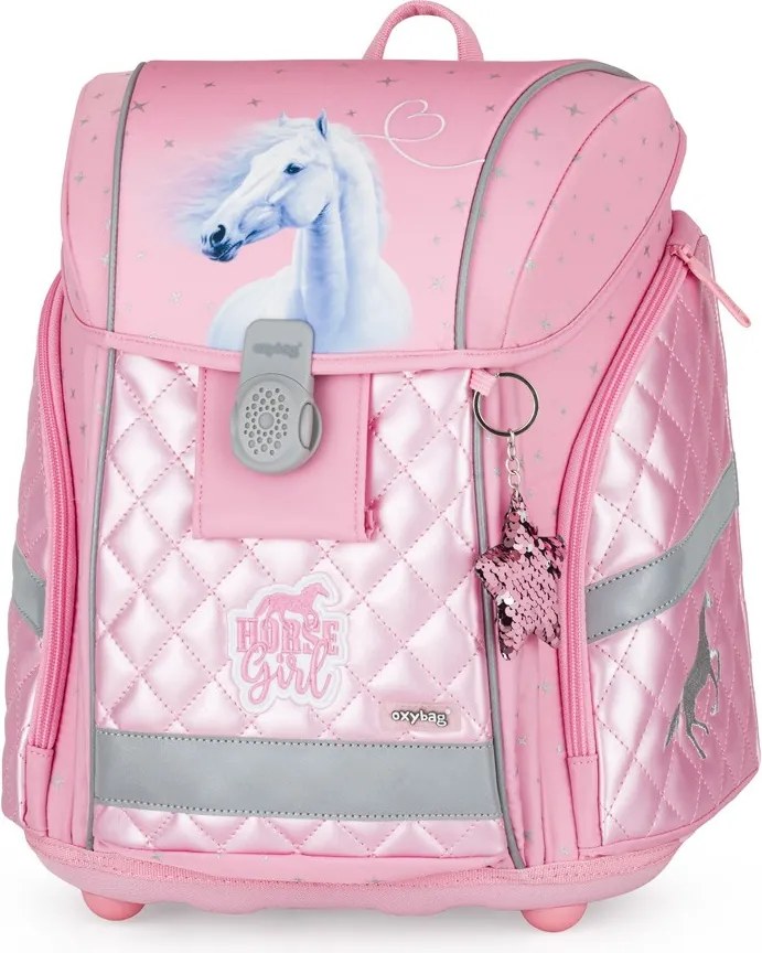 Oxybag PREMIUM LIGHT - školní aktovka Kůň Romantic