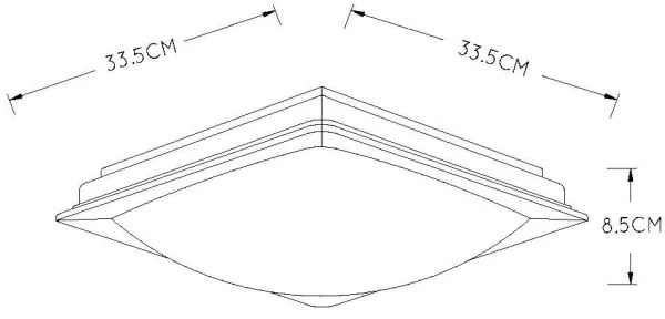 Lucide 79172/13/12 - LED Stmívatelné stropní svítidlo GENTLY LED/12W/230V IP21