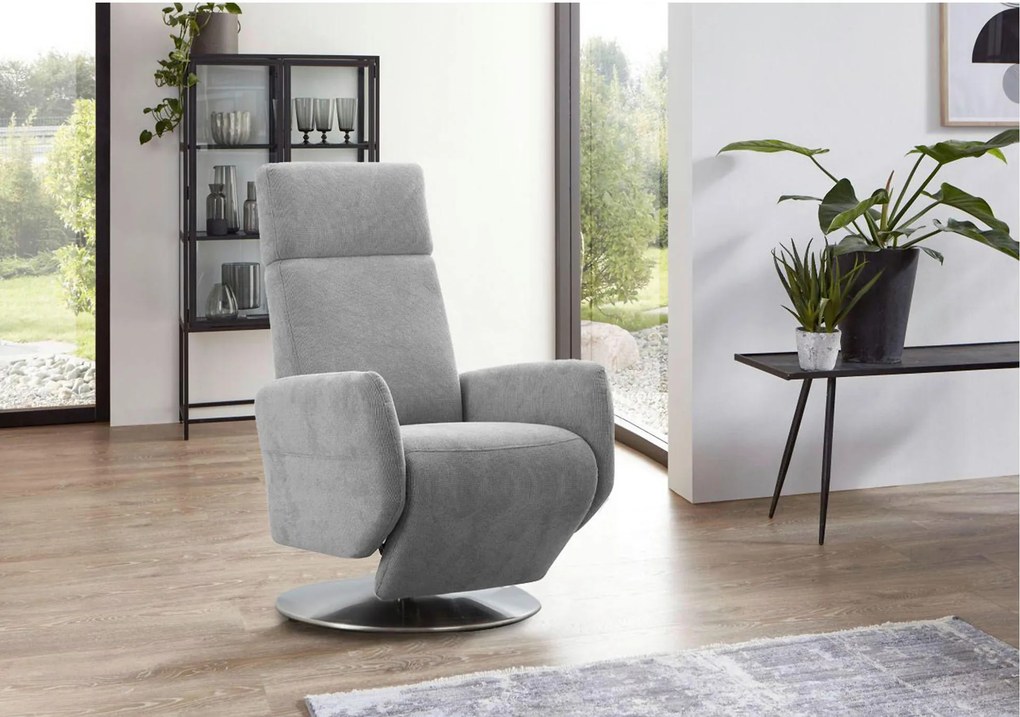 XXXLutz RELAXAČNÍ KŘESLO, textil, šedá Sit & More - Online Only křesla & taburety - 000144006208