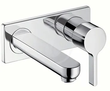 Hansgrohe Metris S - Páková umyvadlová baterie pod omítku, chrom, 31163000