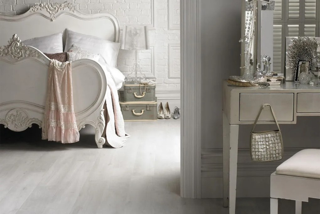 BEAUFLOR PVC podlaha - lino BLACKTEX White Oak 979L - světle šedé dřevo ŠÍŘKA: 4 m, POUŽITÍ: Zátěžové