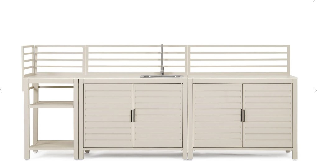 BIZZOTTO Modul zahradní kuchyňské linky ARIA béžová 120x62 cm 0790371