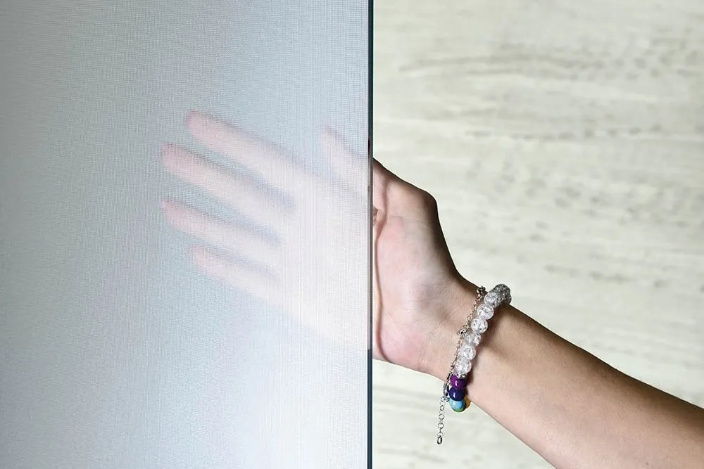 Aqualine Sapho, WALK-IN stěna k instalaci na zeď se vzpěrou, jednodílná, 700 mm, matné sklo