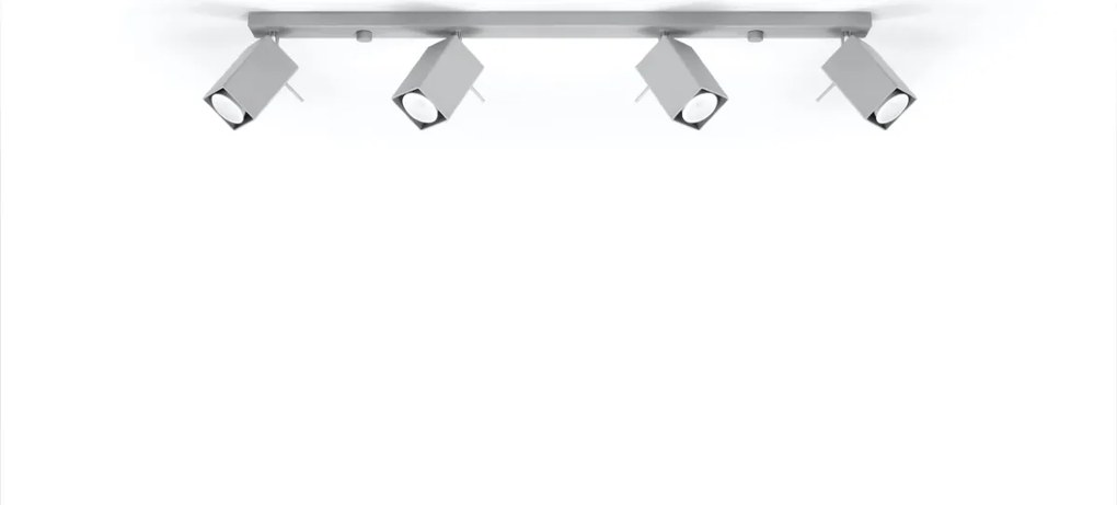 Sollux Lighting Stropní svítidlo MERIDA 4L šedé