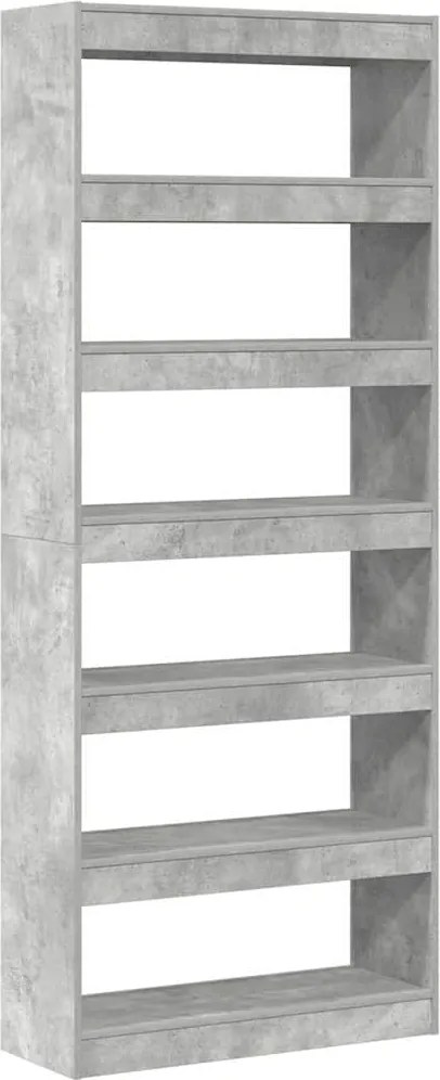 Knihovna 6 úrovní 80 x 30 x 198 cm Kompozitní dřevo 3333919