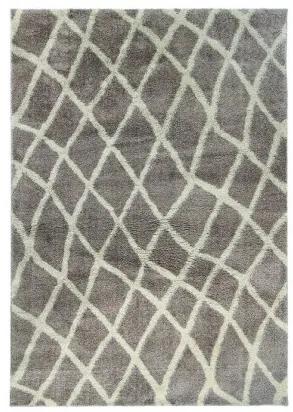 Kusový koberec Nano Shag 625 GY6D Béžová, Hnědá - 100x150 cm B-Line