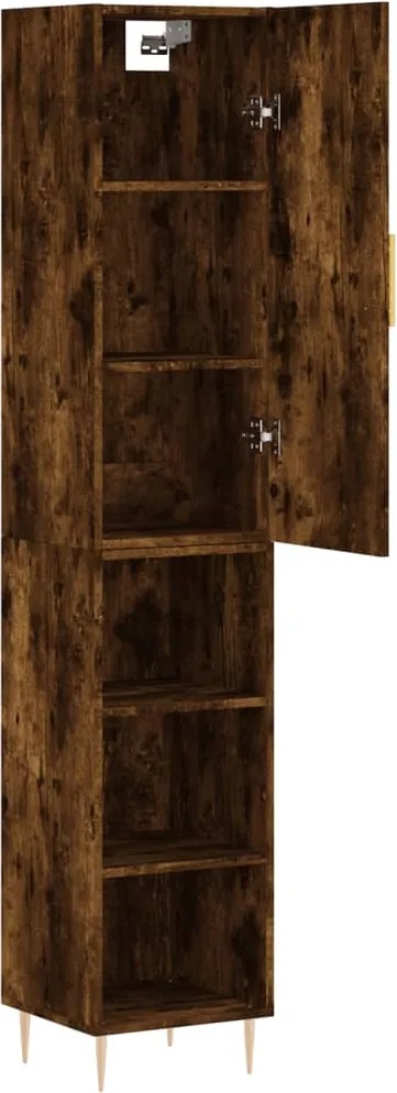 Skříň highboard kouřový dub 34,5 x 34 x 180 cm kompozitní dřevo 3198974