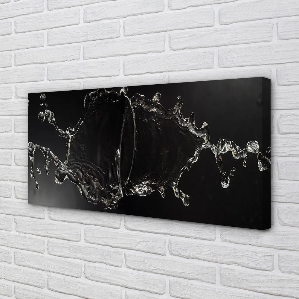 Obrazy na plátně Tryskání vodní kapky 100x50 cm