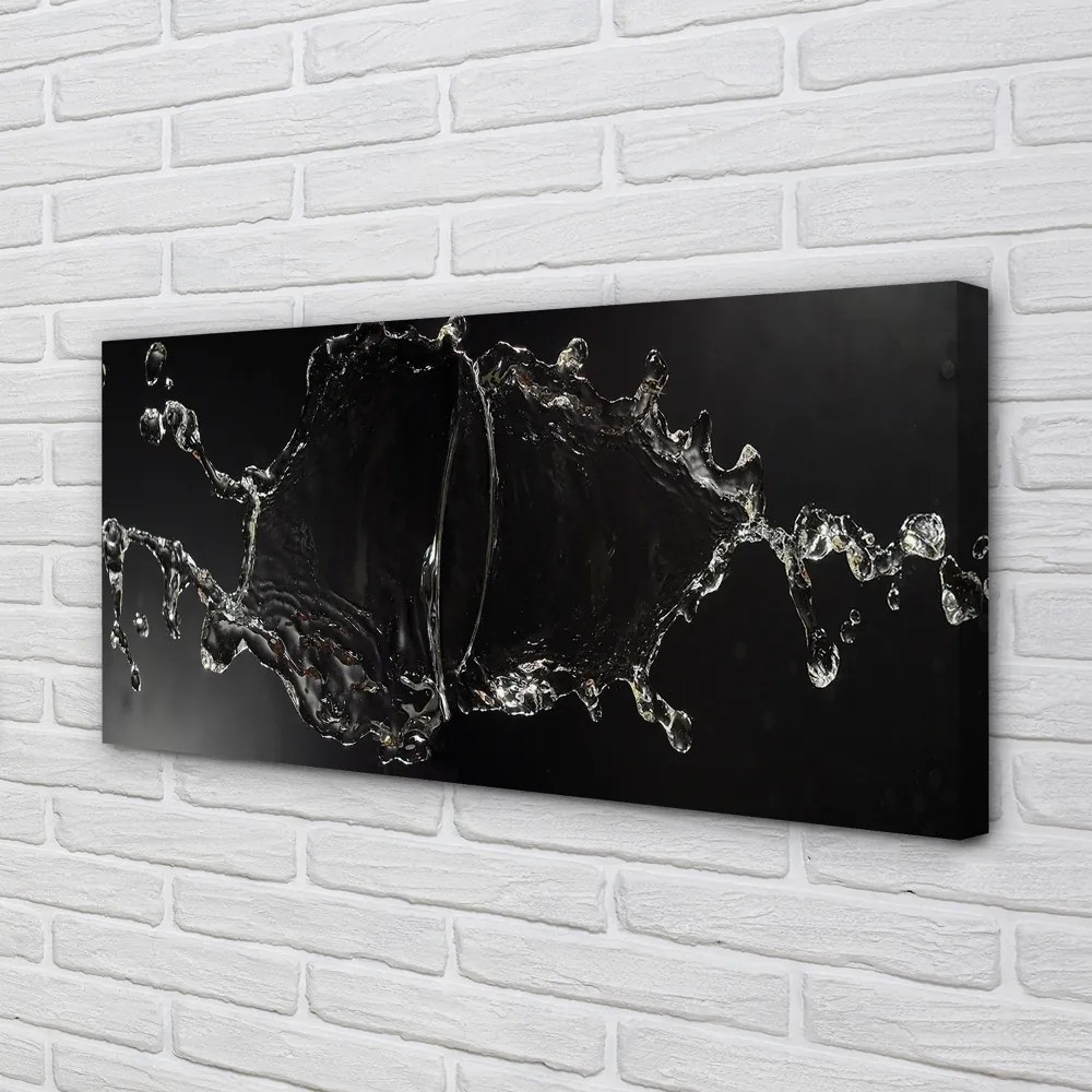 Obrazy na plátně Tryskání vodní kapky 120x60 cm