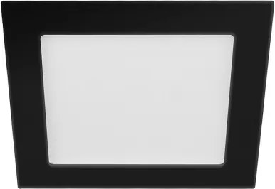 LED podhledové svítidlo Panlux DOWNLIGHT CCT SQUARE IP44 6W černá PN22400013