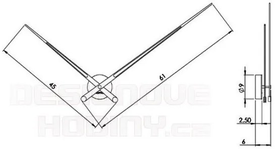 Designové nástěnné hodiny Nomon AxiomaNG Gold 105cm