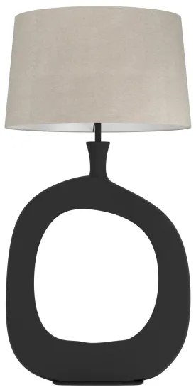 Eglo 390424 - Stolní lampa DIEZMA 1xE27/60W/230V 88 cm černá/krémová