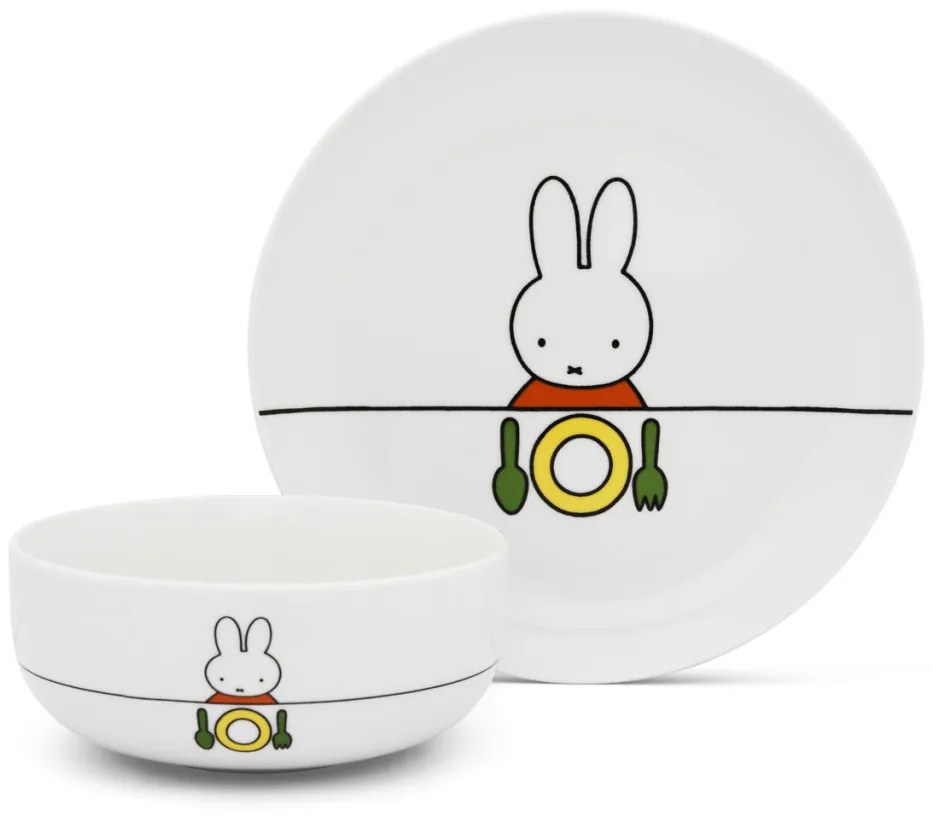 Zilverstad Jídelní porcelánová sada Miffy (6ks)