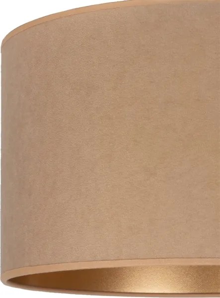 BRILAGI - Lustr na lanku VELVET 1xE27/60W/230V pr. 40 cm béžová/zlatá