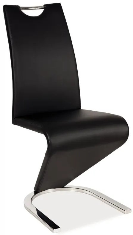 Sedia jídelní čalouněná židle H090 černá