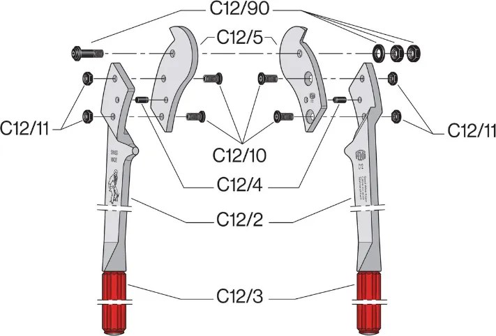 Kleště štípací FELCO C12 FEC12