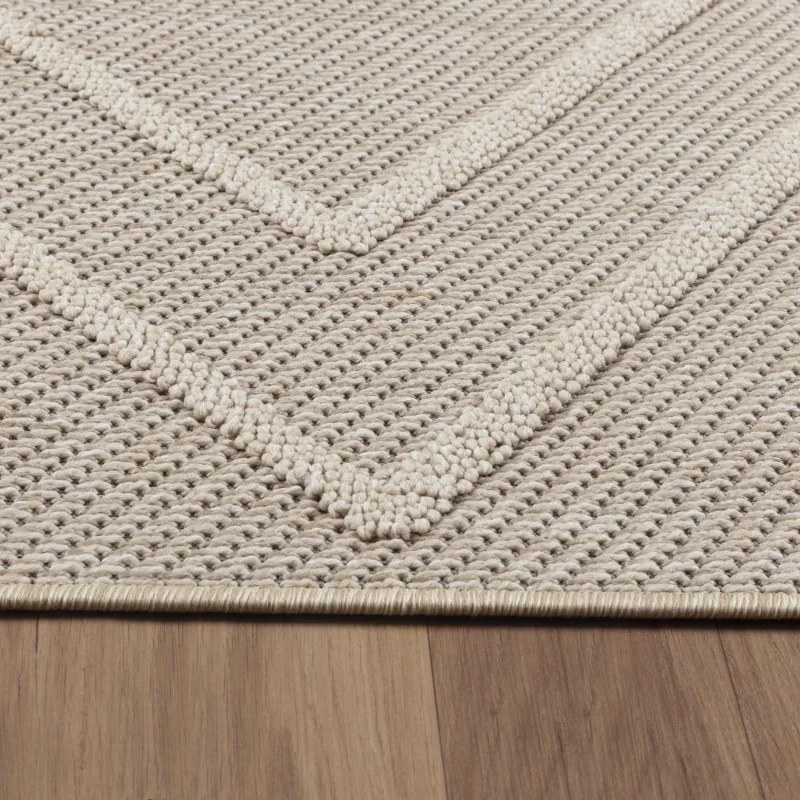 Ayyildiz, Kusový koberec Patara 4954 Beige – na ven i na doma, 160x230, béžová, chodba / předsíň