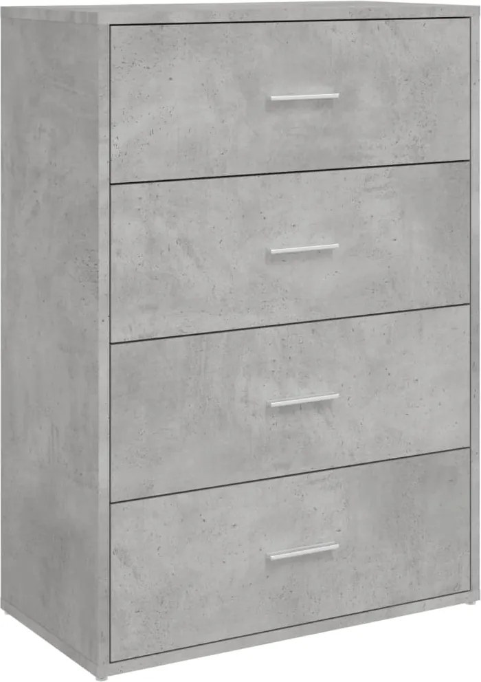 Příborníky 2 ks betonově šedé 60 x 31 x 84 cm kompozitní dřevo 3276584