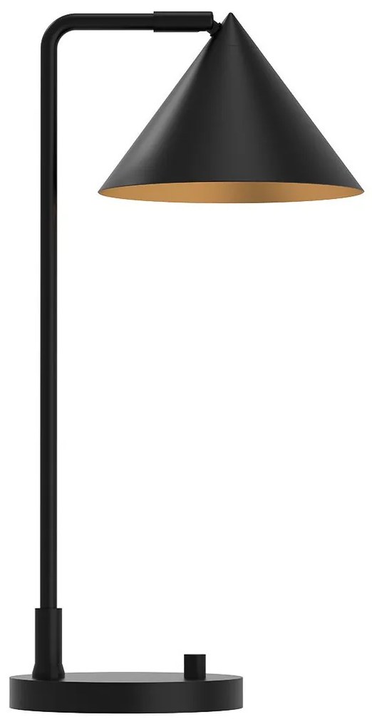 Stolní lampa do ložnice Elstead REMYCK TL-BK černá/1xE27