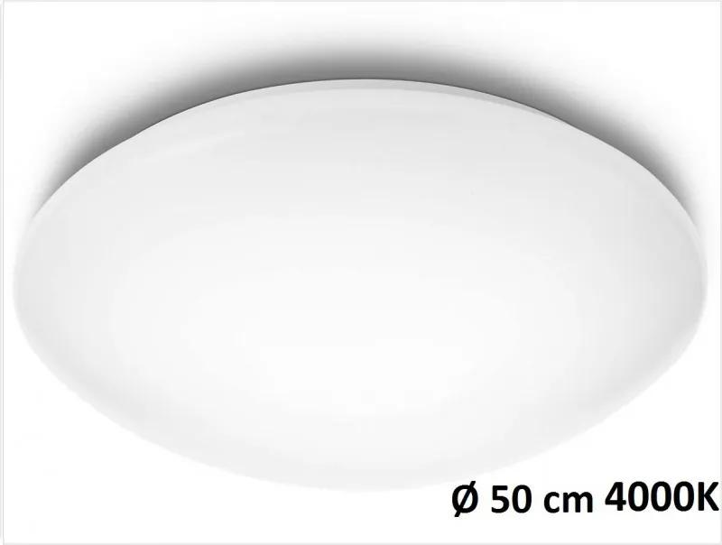 LED Stropní svítidlo Philips Suede 31803/31/16 bílé 4000K 50cm
