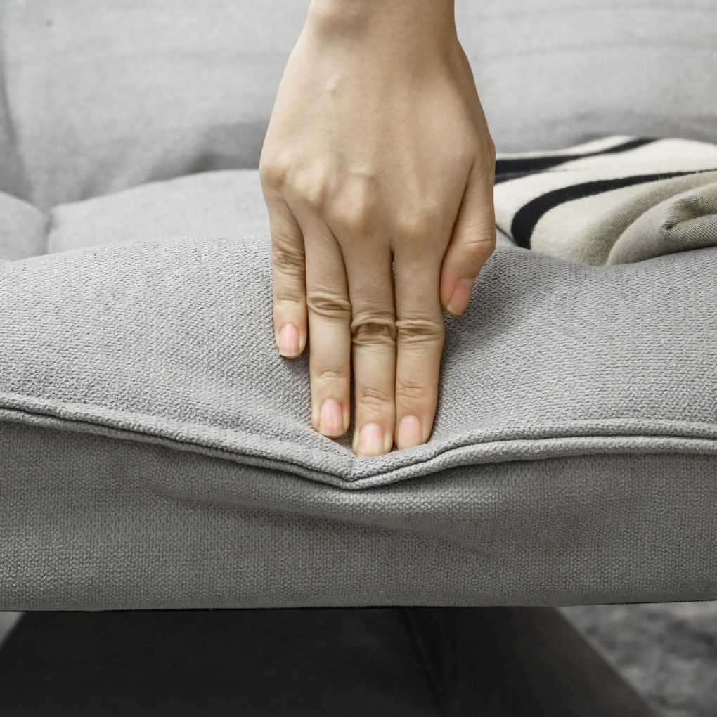 HOMCOM podlahové křeslo nastavitelná otočná podlahová pohovka meditační křeslo relaxační křeslo líná pohovka do obývacího pokoje kancelář světle šedá…