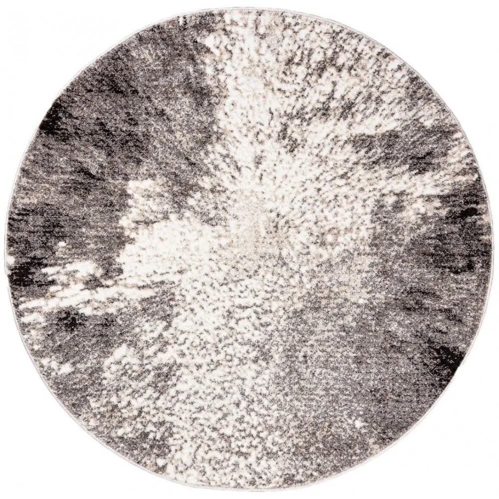 Kusový koberec Ruben šedý kruh 133x133cm