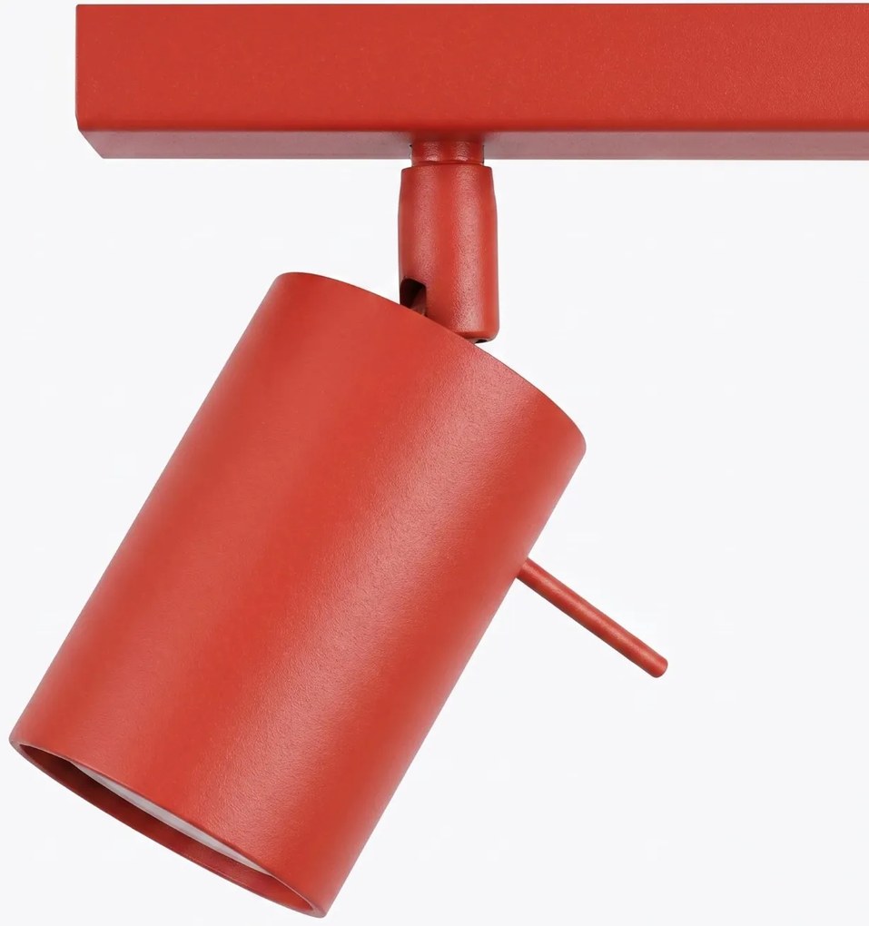 Sollux Lighting Stropní svítidlo RING 2 červené