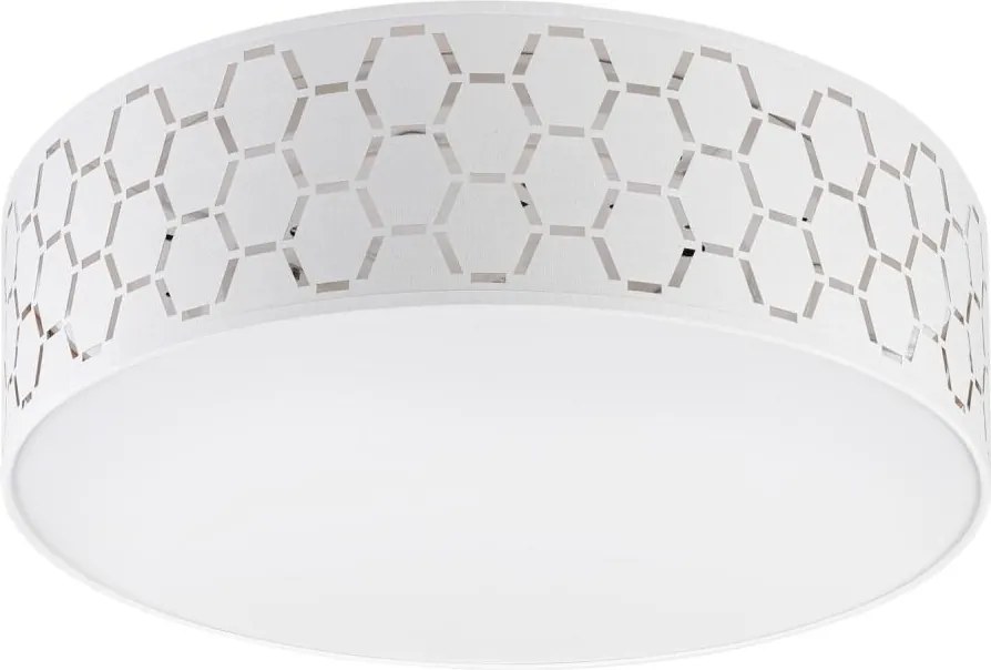Stropní svítidlo ULLE 2xE27/15W/230V pr. 45 cm bílá