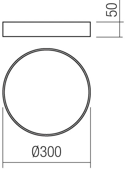 Redo 05-928 - LED Stropní svítidlo KNOB LED/24W/230V 3000K-6500K 30 cm bílá