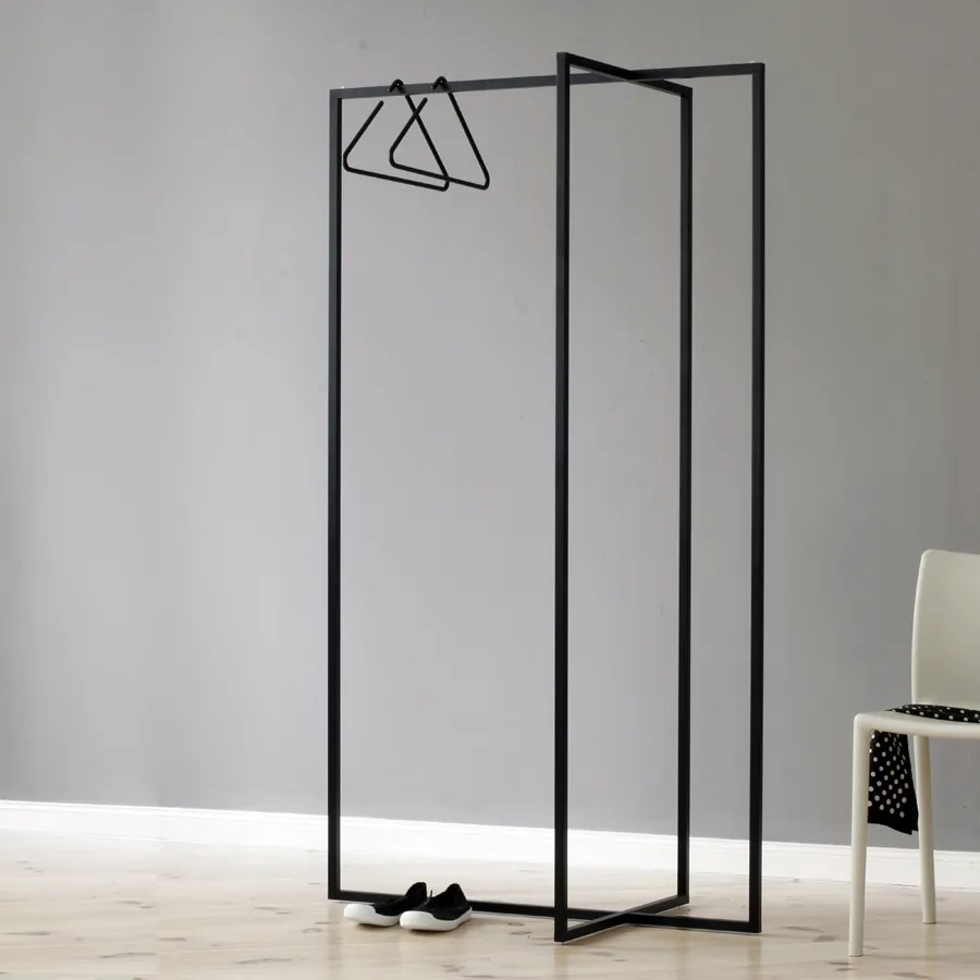 Šatní konstrukce Modular Frames Provedení konstrukce: černá, velikost: L: 172x100x60cm