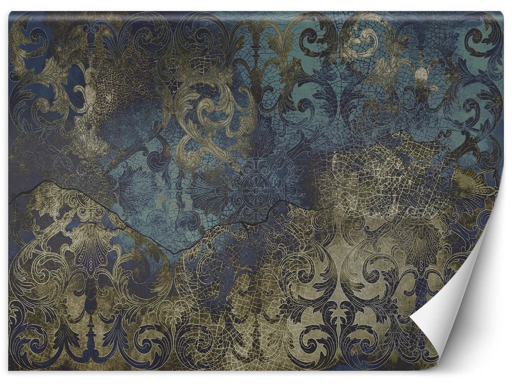 Gario Fototapeta Modré vintage ornamenty Materiál: Vliesová, Rozměry: 200 x 140 cm