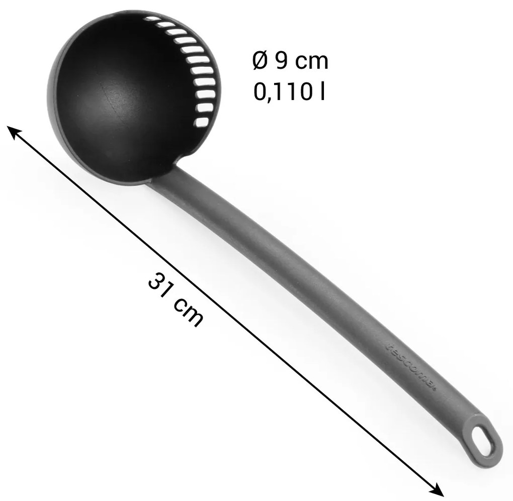 TESCOMA Naběračka s cedicím okrajem SPACE LINE