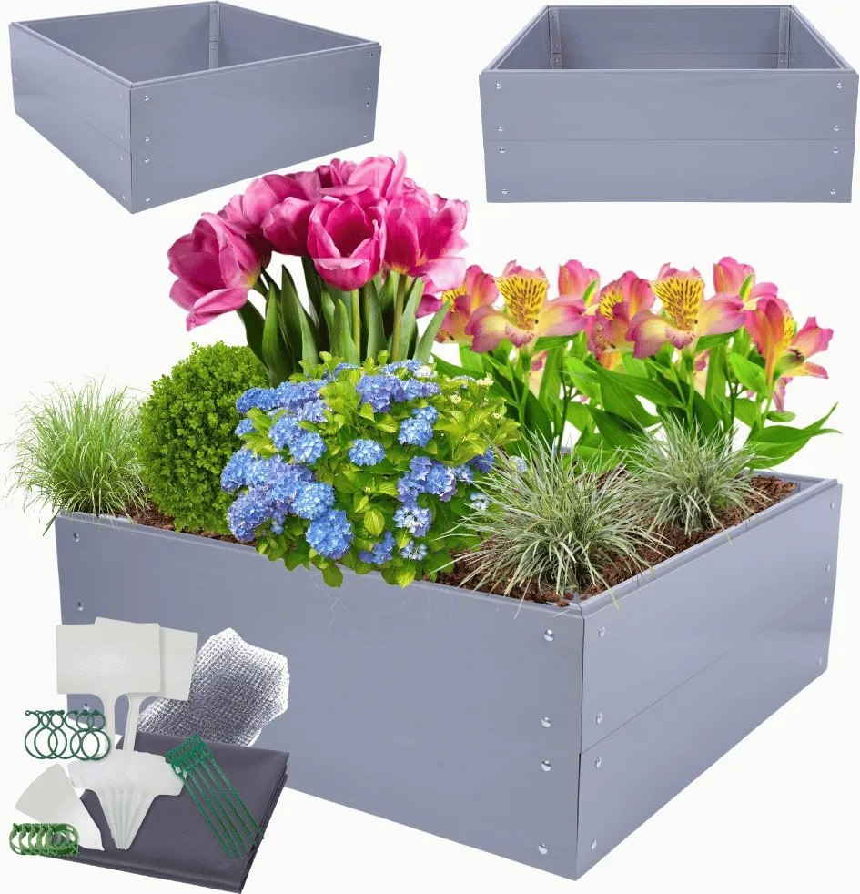 Plastový box na zeleninu, záhonek zeleninová zahrada 40x120x110 zeleninová zahrada Pvc