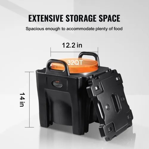 Izolovaný nosič potravin, kapacita 30,3 l
