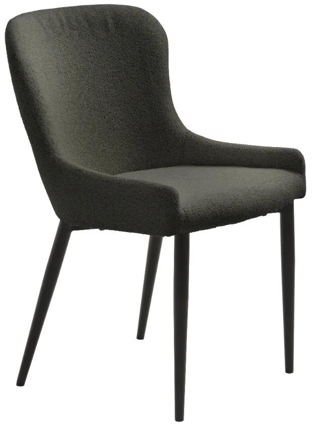 OnaDnes -20% Tmavě šedá bouclé jídelní židle Unique Furniture Ontario