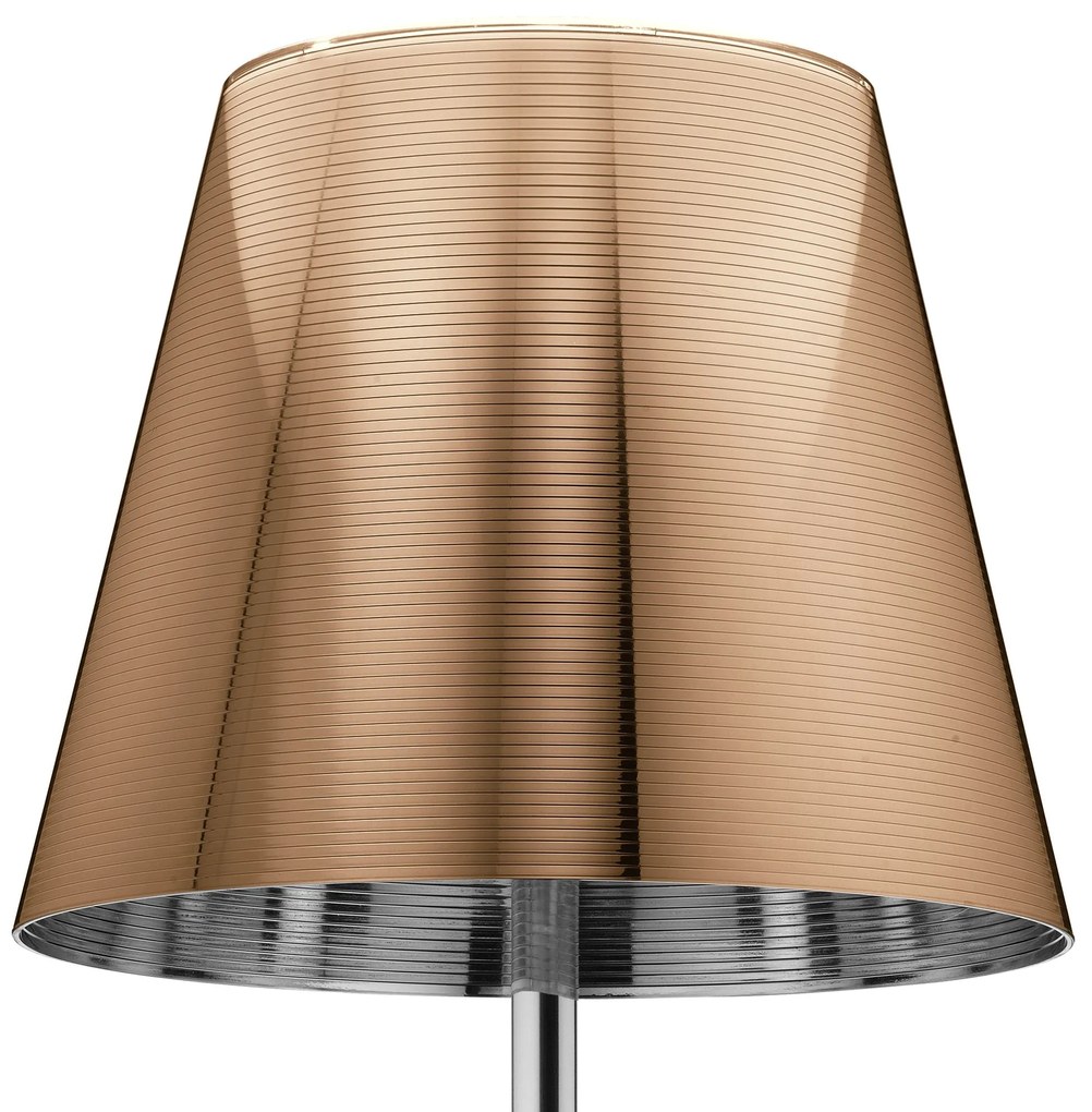 Flos KTribe F3, designová stojací lampa se stmívačem, 1x205W E27, aluminizovaná bronzová, výška 183cm