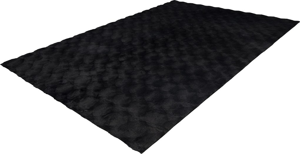Obsession, Kusový koberec Diamond Cut 800 Anthrazit, 200x290, černá, ložnice