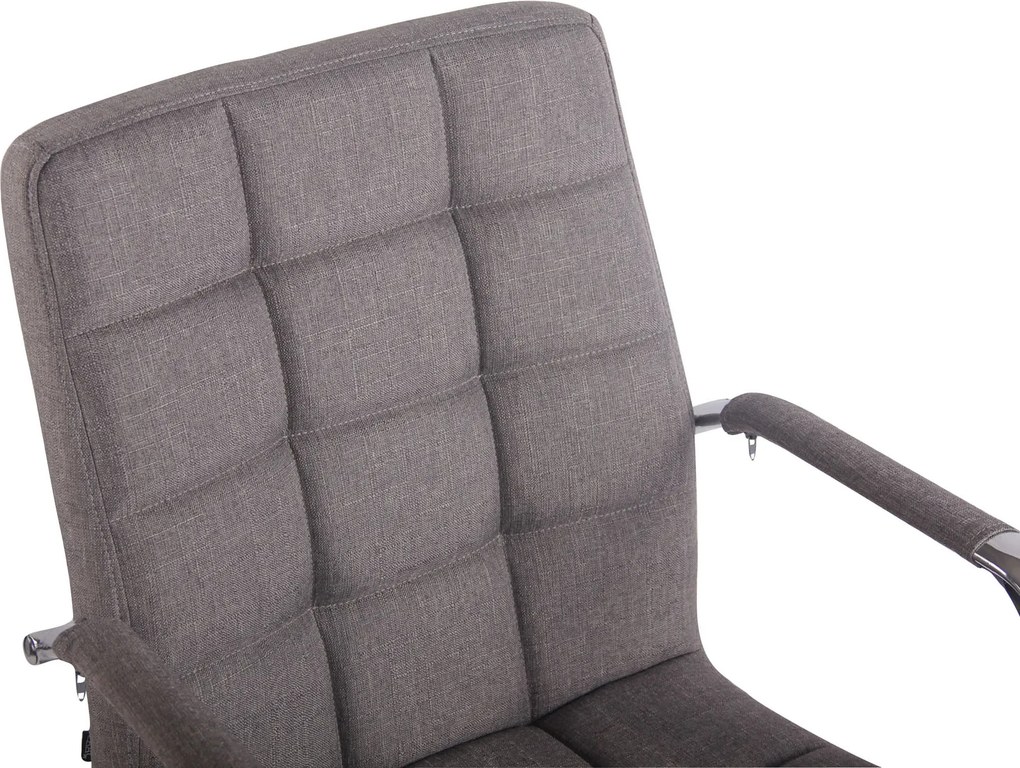 Kancelářská židle Deli látka – šedá