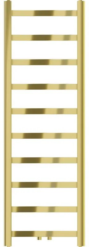 Mexen, koupelnový radiátor Mexen Bolt 1200 x 400 mm, 220 W, zlatý - W126-1200-400-00-50