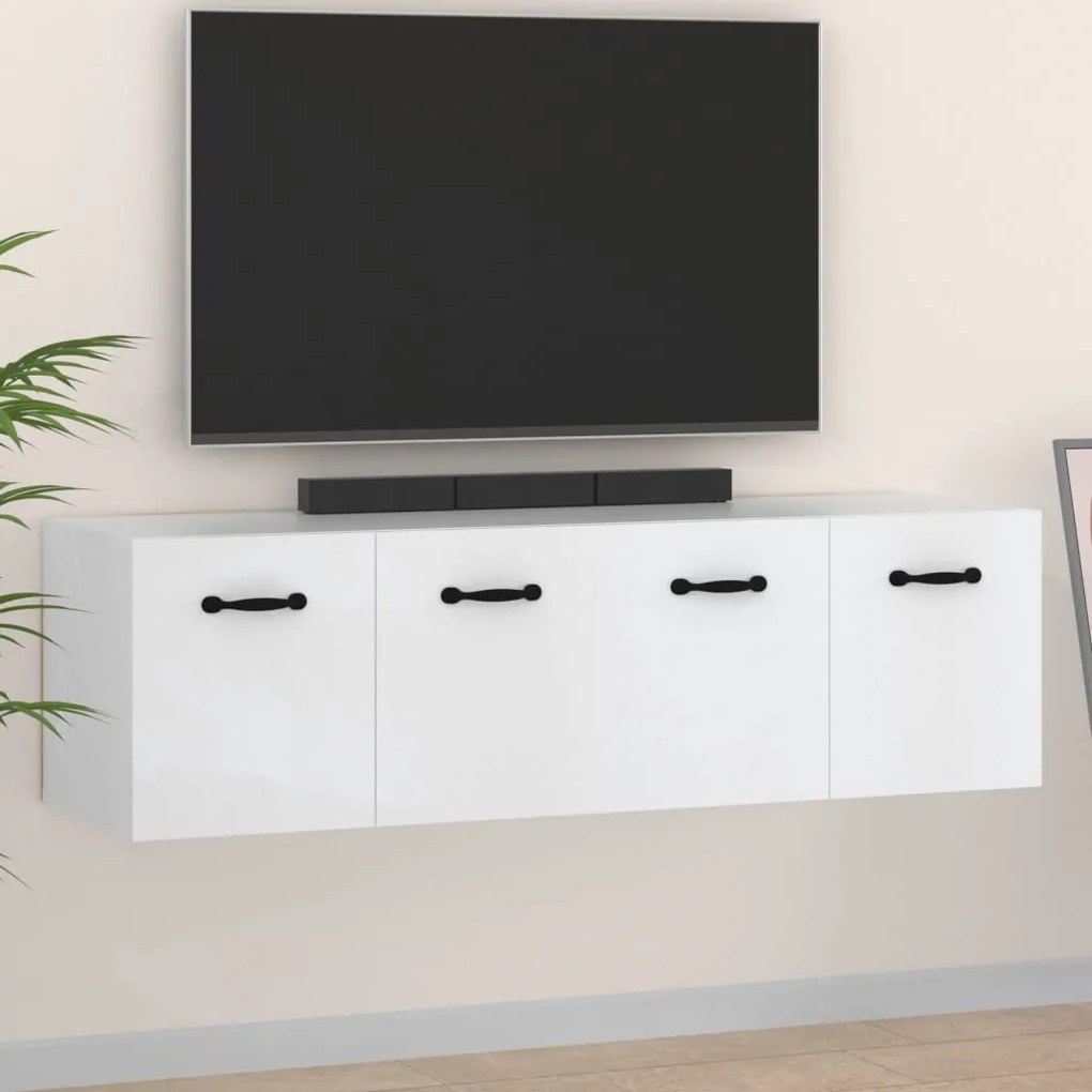 Nástěnné skříňky 2 ks bílé 80 x 35 x 36,5 cm kompozitní dřevo 3115652